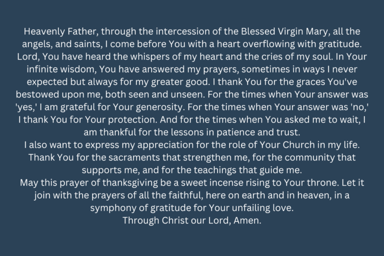 Powerful Prayer for Thanking God for Answered Prayers: A Thanksgiving Guide