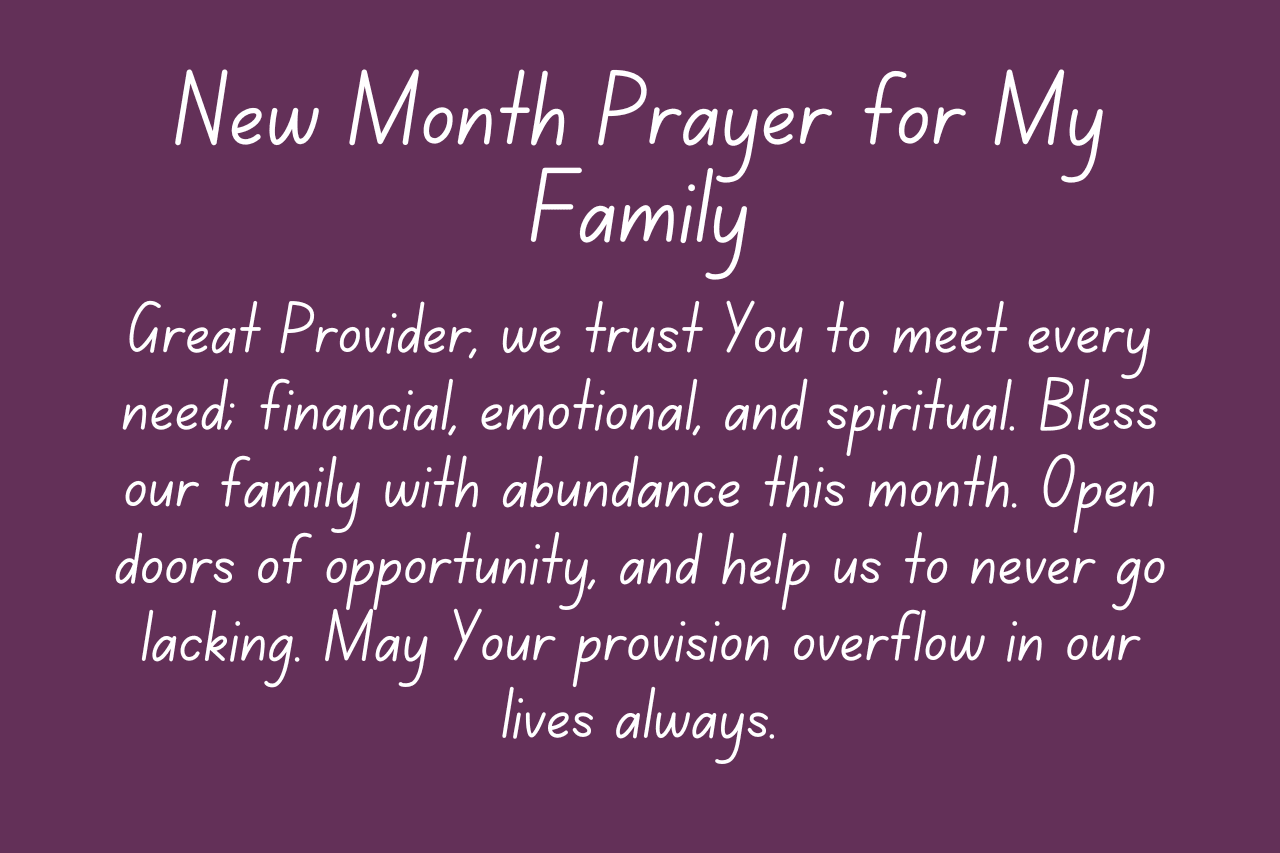 65 Powerful New Month Prayers and Blessings Quotes